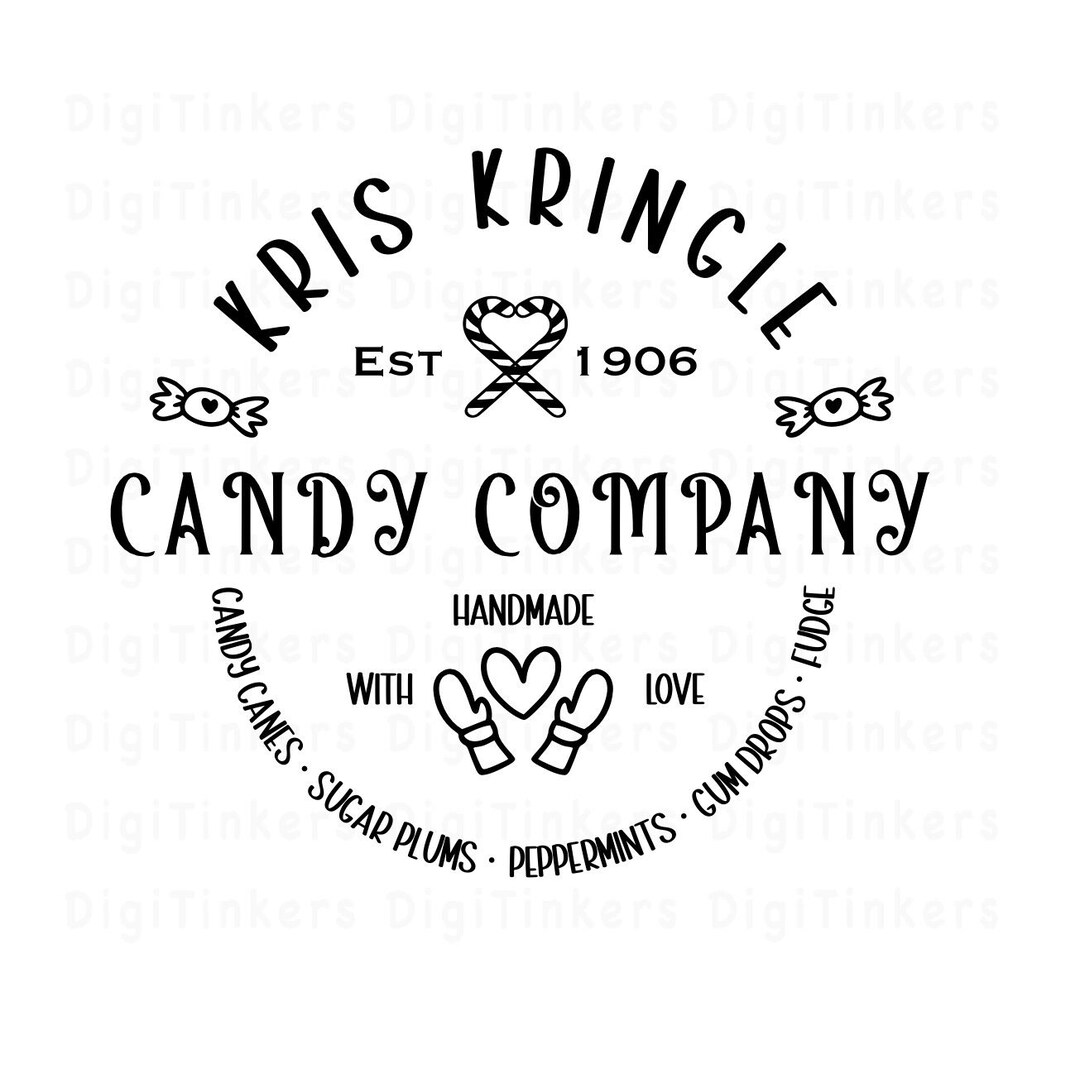 Kris Kringle Candy Co Vintage Farmhouse Logo, Christmas Decor, T Shirt ...