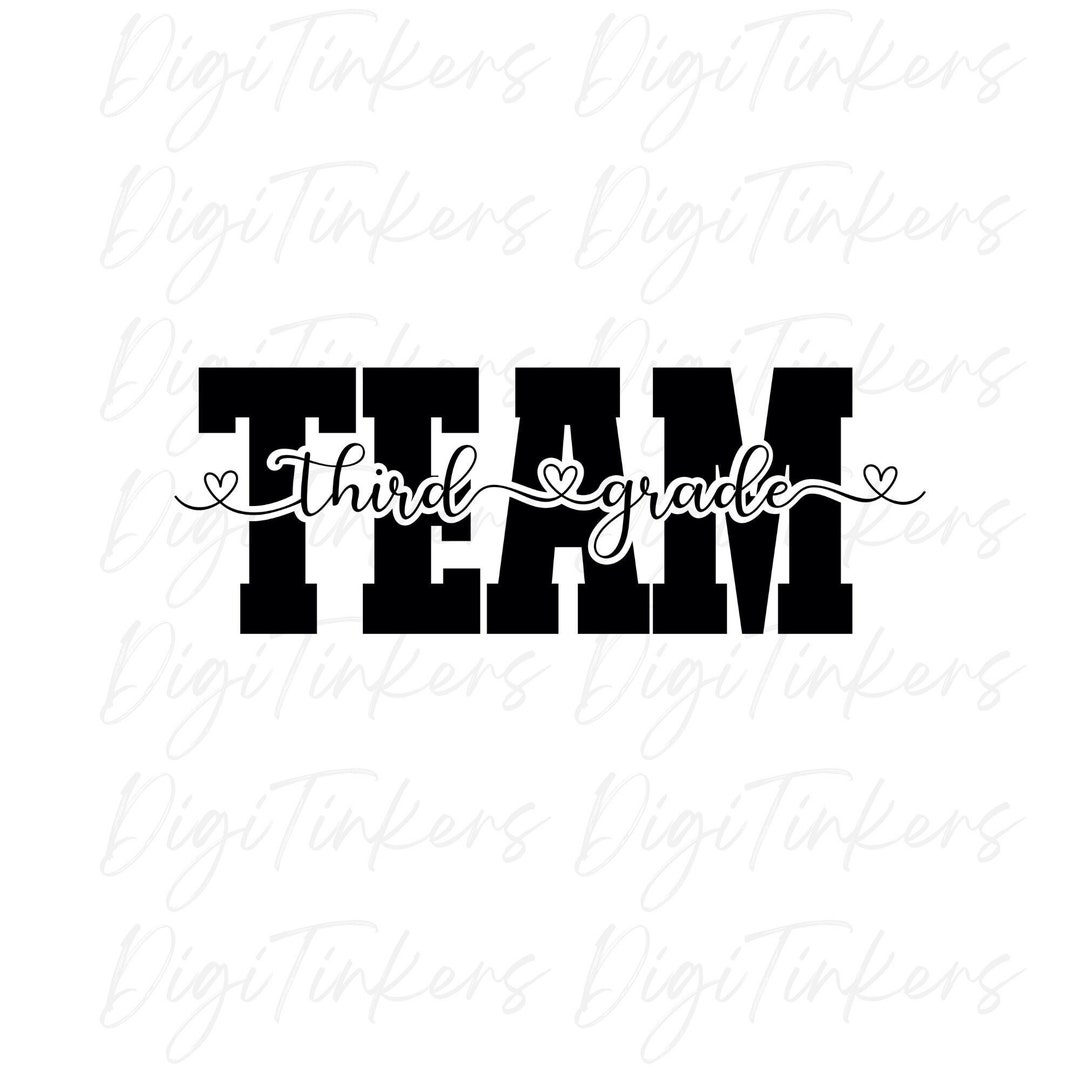 Third Grade Team, Teacher Shirt Back to School Appreciation Gift ...