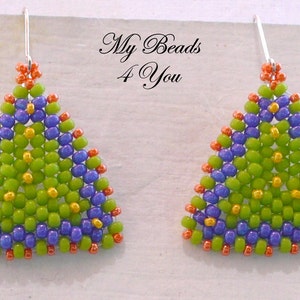 Beading Tutorials and Patterns, Seed Bead PDF Pattern, Easy Jewelry ...