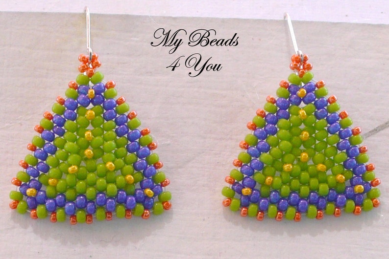 Beading Tutorials and Patterns, Seed Bead PDF Pattern, Easy Jewelry ...