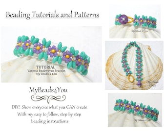 Beading Tutorials and Patterns Seed Bead PDF Pattern Easy | Etsy
