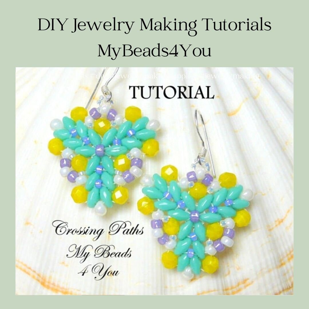 Beading Patterns and Tutorials, Beading Instructions, Super Duo Bead Pattern, DIY Jewelry Making ...