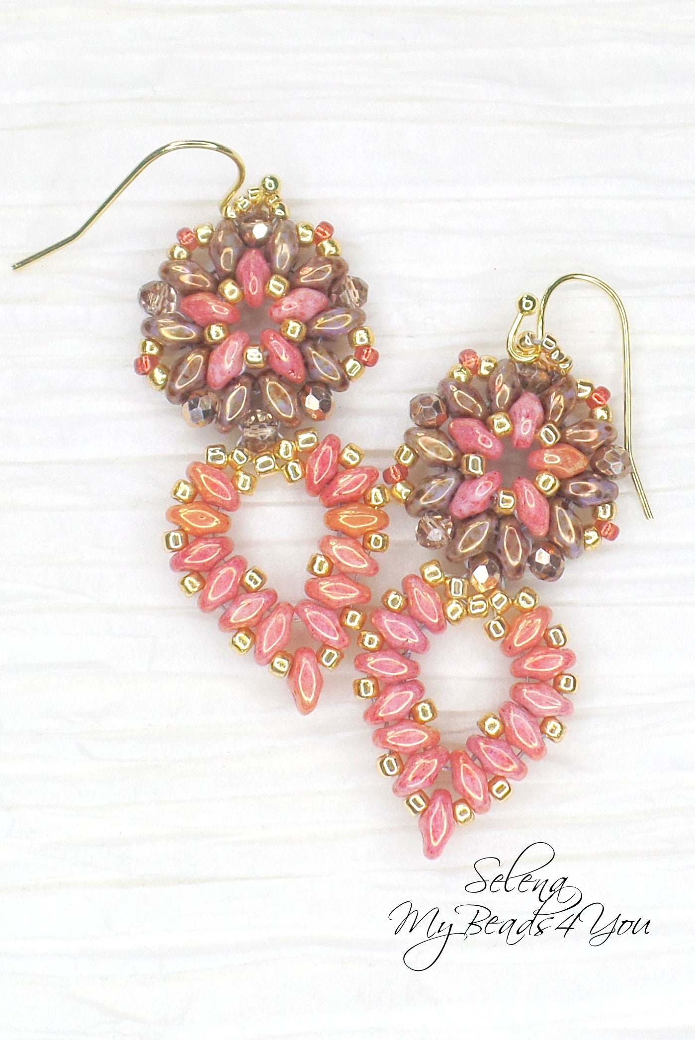 Earring Beading Kit, Jewelry Craft Supplies, Seed Bead Beading Patterns ...