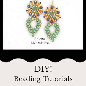 Earring Beading Kit, Jewelry Craft Supplies, Seed Bead Beading Patterns, Beadwork Earring ...