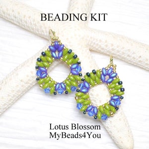 Earring Beading Kit, Jewelry Making Supplies, Seed Bead Earring ...