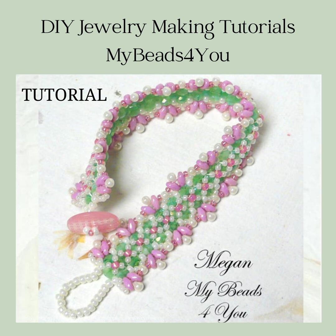 Bracelet Beading Tutorials and Patterns, Beaded Jewelry Super Duo Bead ...
