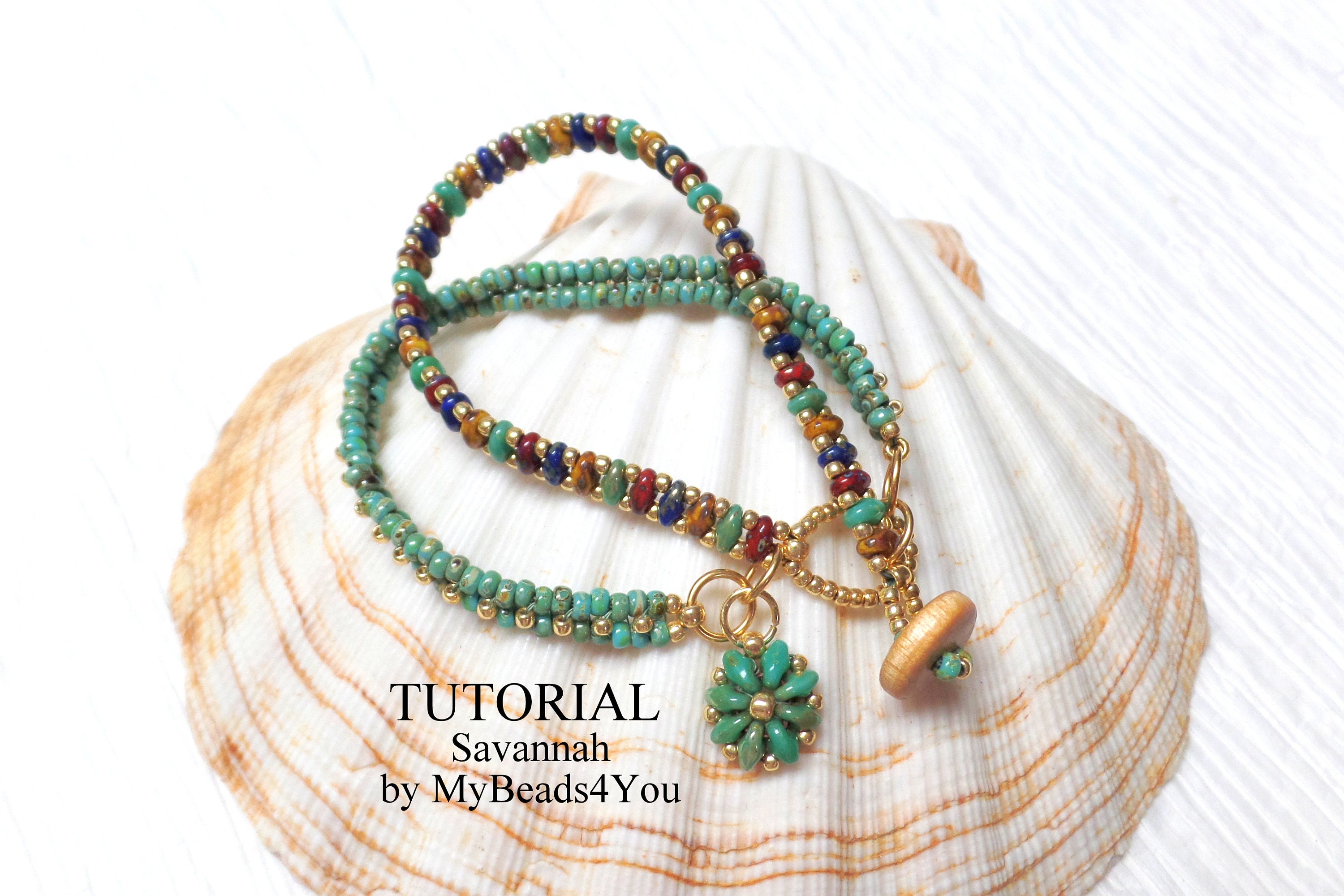 Beading Pattern Bracelet Tutorial Jewelry Making Bead - Etsy