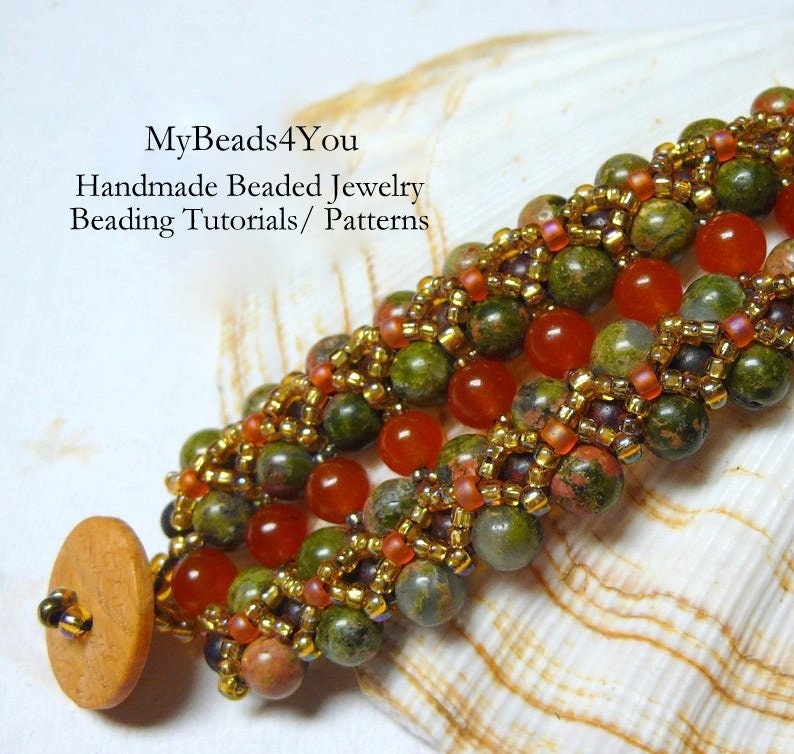 Bracelet Beading Pattern, Beading Tutorials and Patterns, Jewelry ...