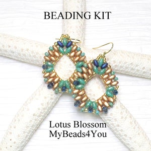 Earring Beading Kit, Jewelry Making Supplies, Seed Bead Earring ...