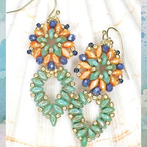 Earring Beading Kit, Jewelry Craft Supplies, Seed Bead Beading Patterns ...