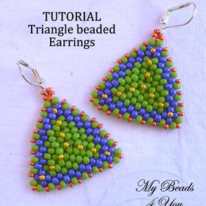 Beading Tutorials and Patterns, Seed Bead PDF Pattern, Easy Jewelry ...