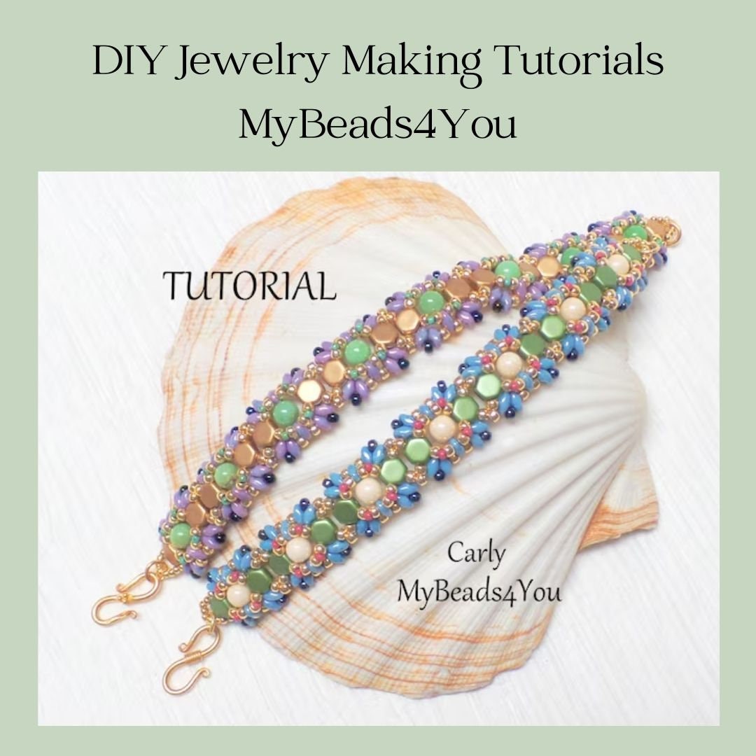 Beading Tutorials and Patterns, DIY Beaded Bracelet Pattern, Jewelry ...