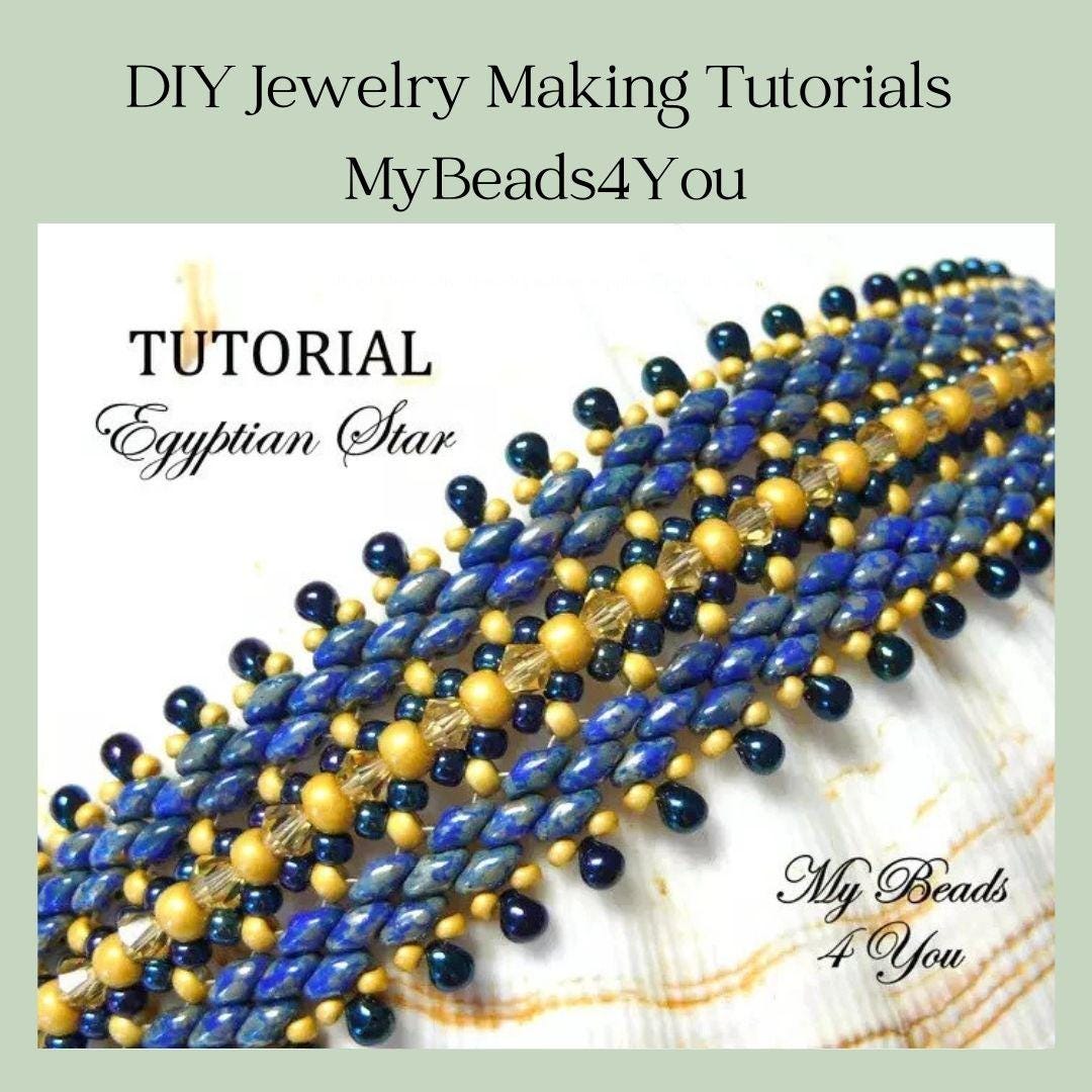 Beading Tutorials and Patterns, PDF Bracelet Pattern, DIY Seed Bead ...