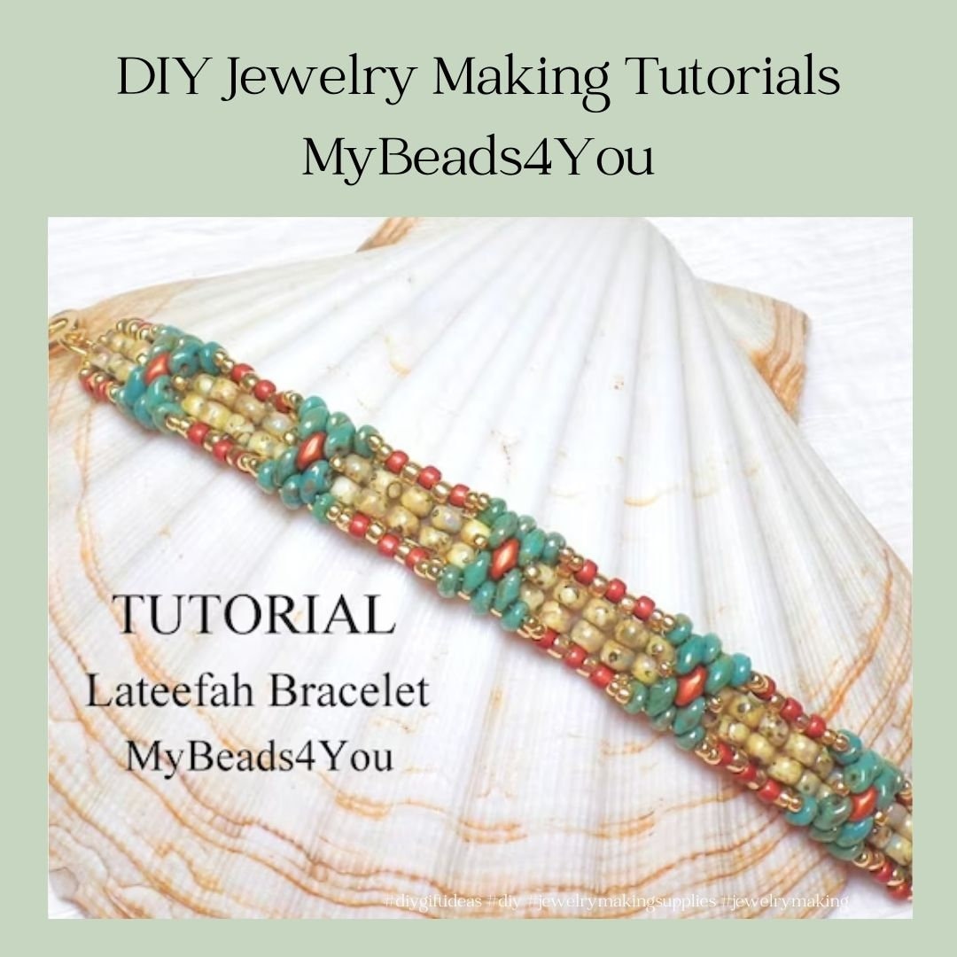 Beading Patterns and Tutorials, DIY Bracelet, Jewelry Making Supplies ...