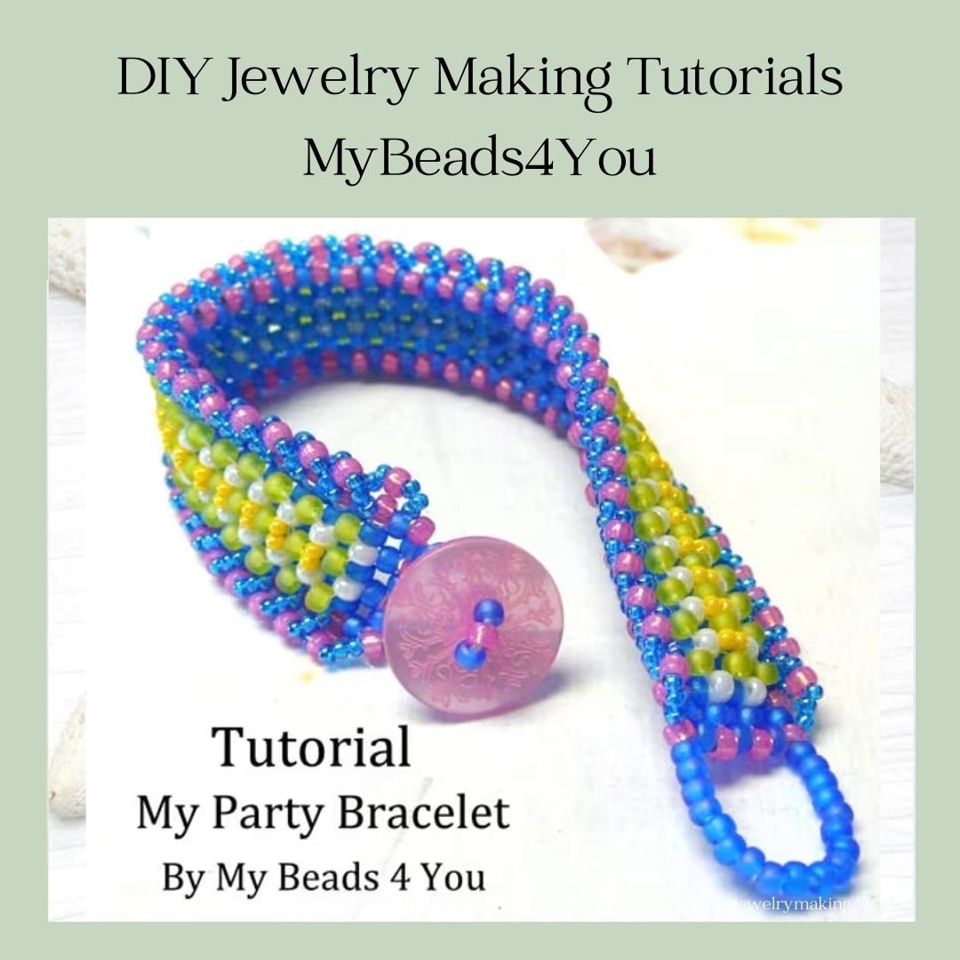 Beading Patterns, PDF Bracelet Beading Tutorial, DIY Crafting Gift ...