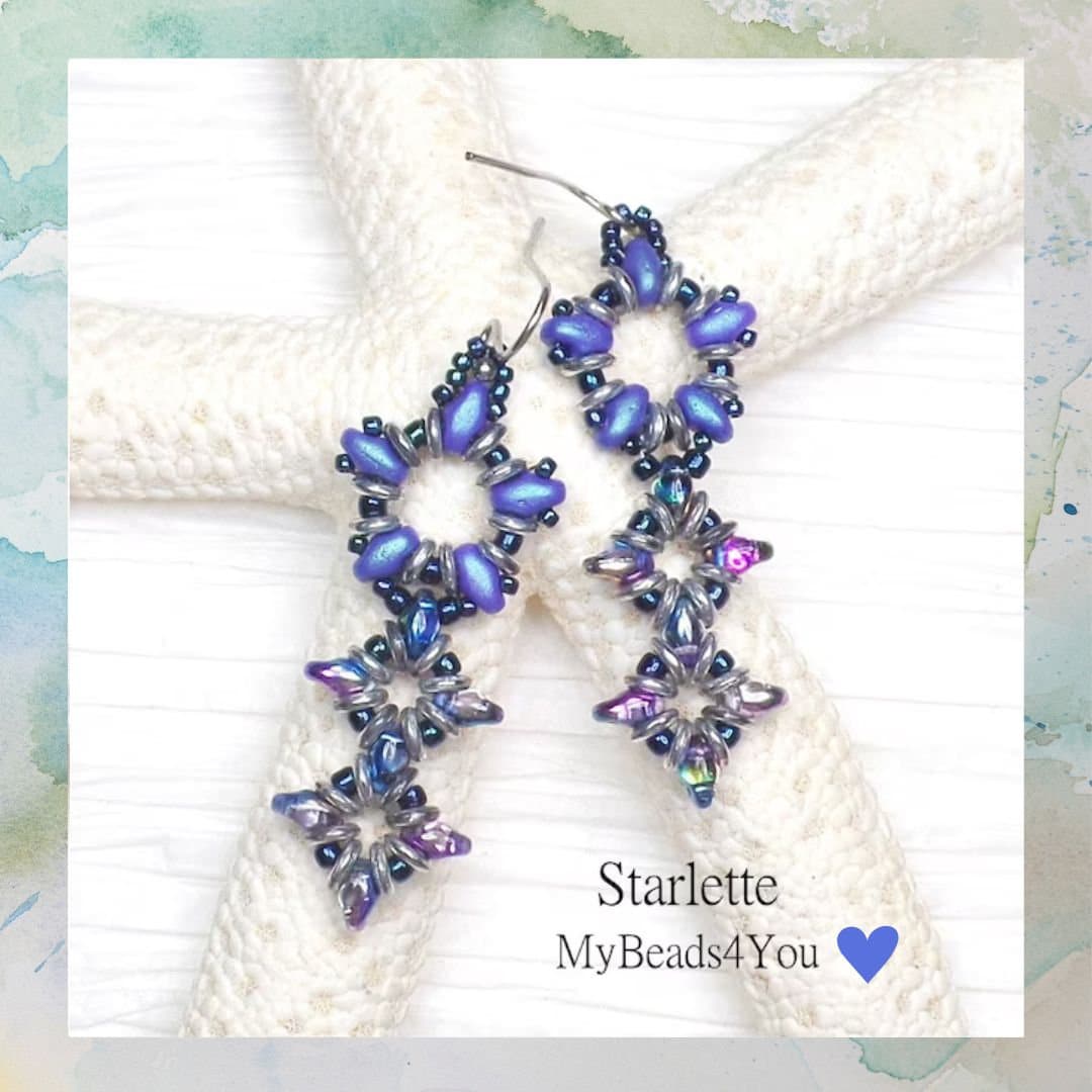 Turquoise Blue Green Drop Unique Earrings for Women, Beadwork Jewelry ...