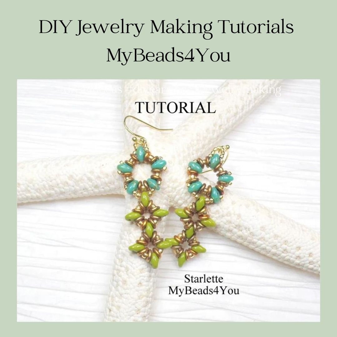Earring Beading Tutorial, DIY Jewelry Making, Seed Bead Earring ...
