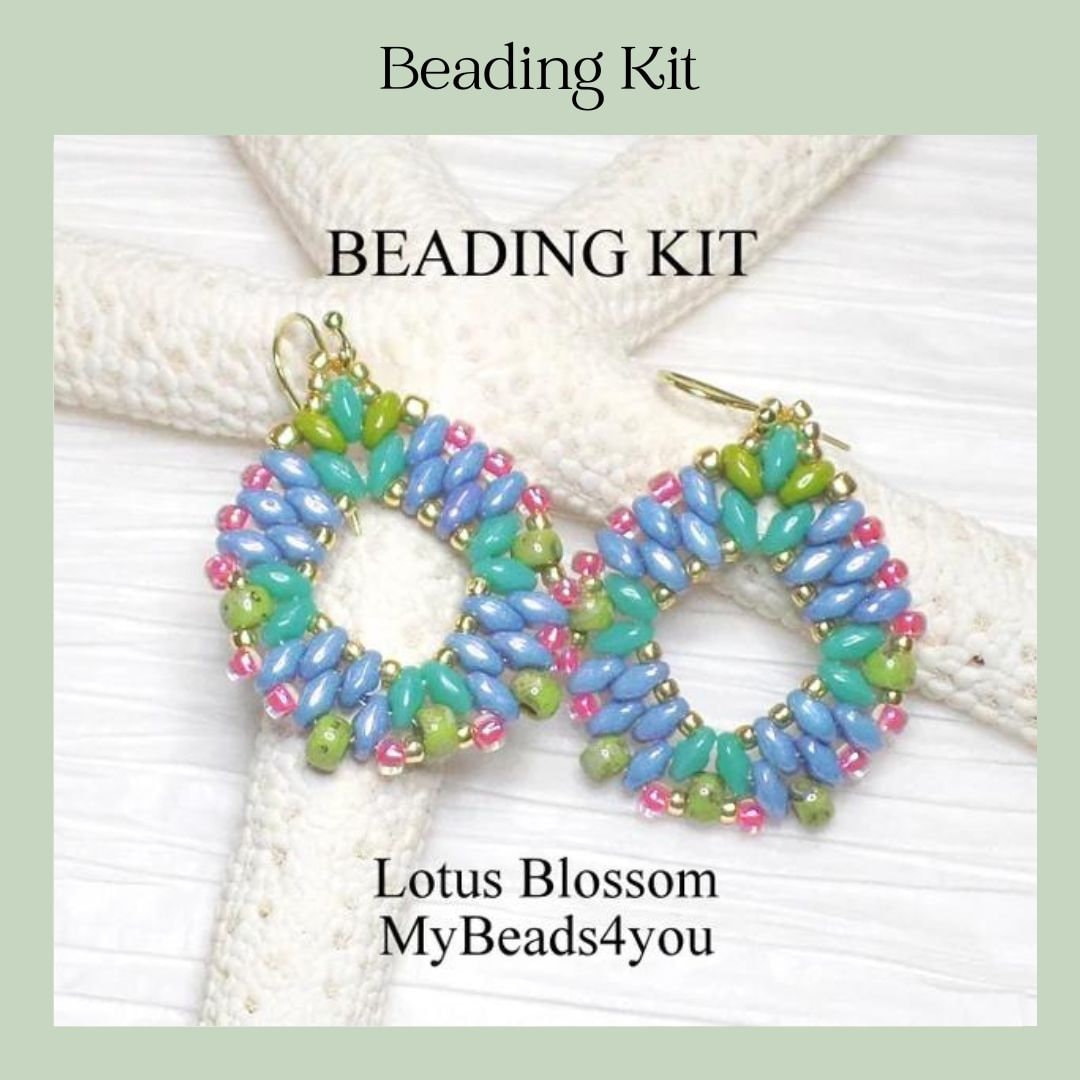 Earring Beading Kit, Jewelry Making Supplies, Seed Bead Earring ...