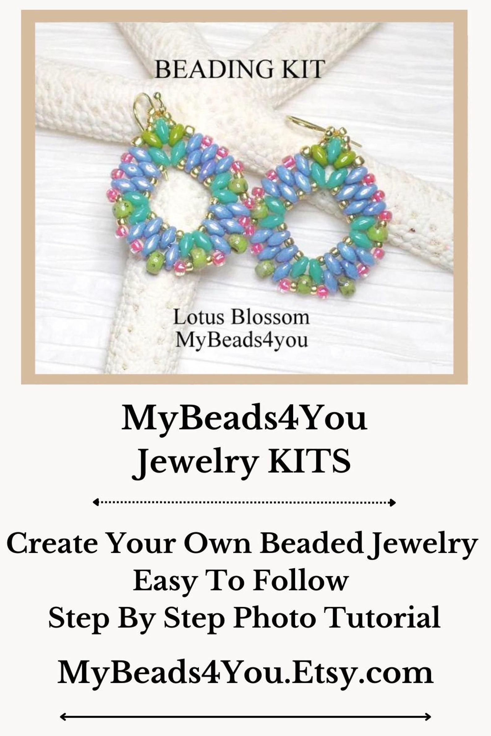 Earring Beading Kit, Jewelry Making Supplies, Seed Bead Earring ...
