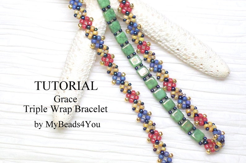 Grace Jewelry Bead Pack DIY Wrap Bracelet Beading KIT Pattern - Etsy