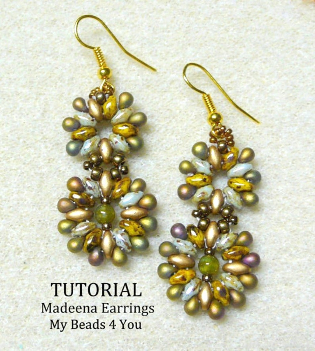 Beading Tutorials and Patterns Superduo Two Hole Beads - Etsy