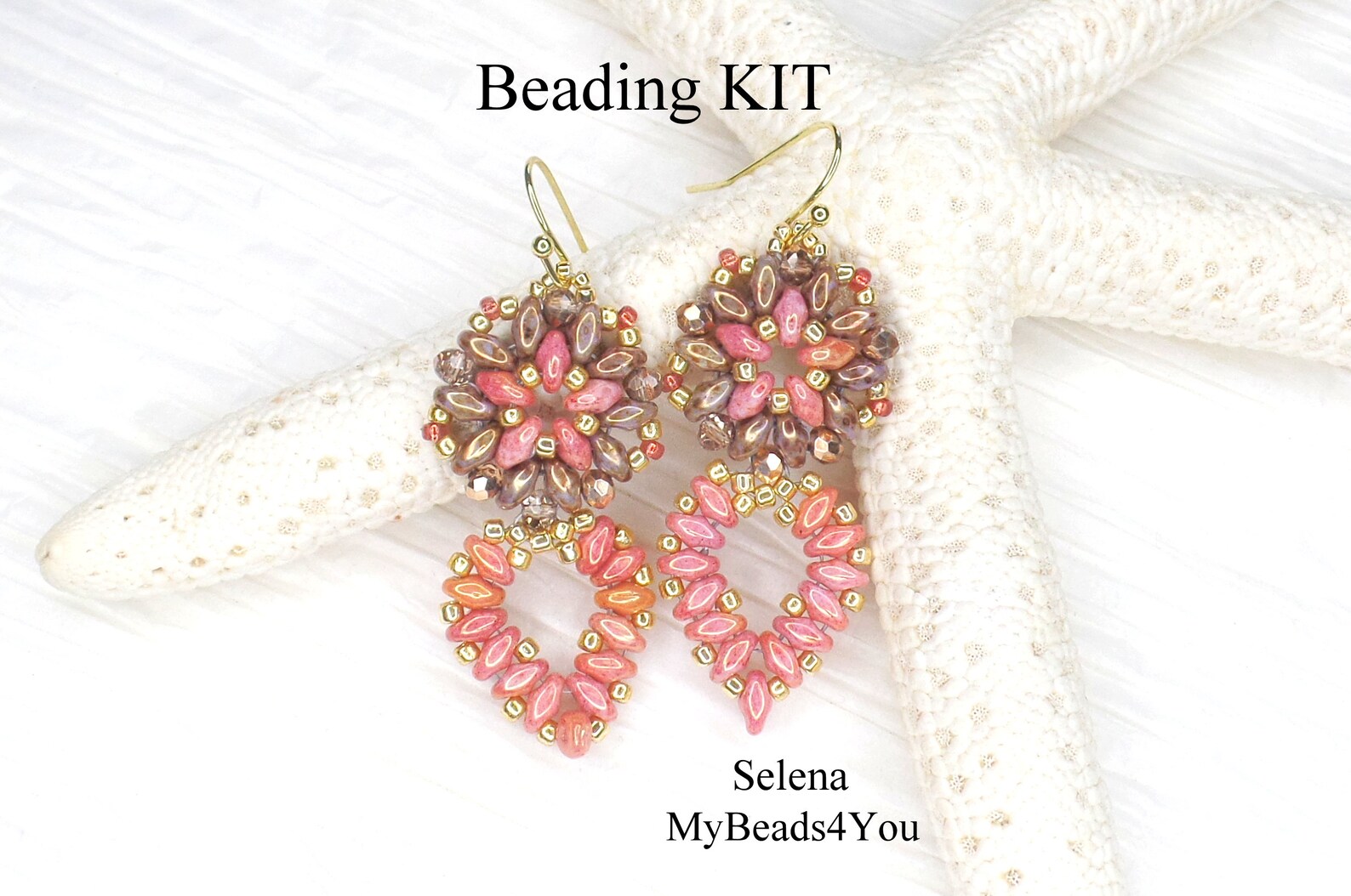Earring Beading Kit, Jewelry Craft Supplies, Seed Bead Beading Patterns ...
