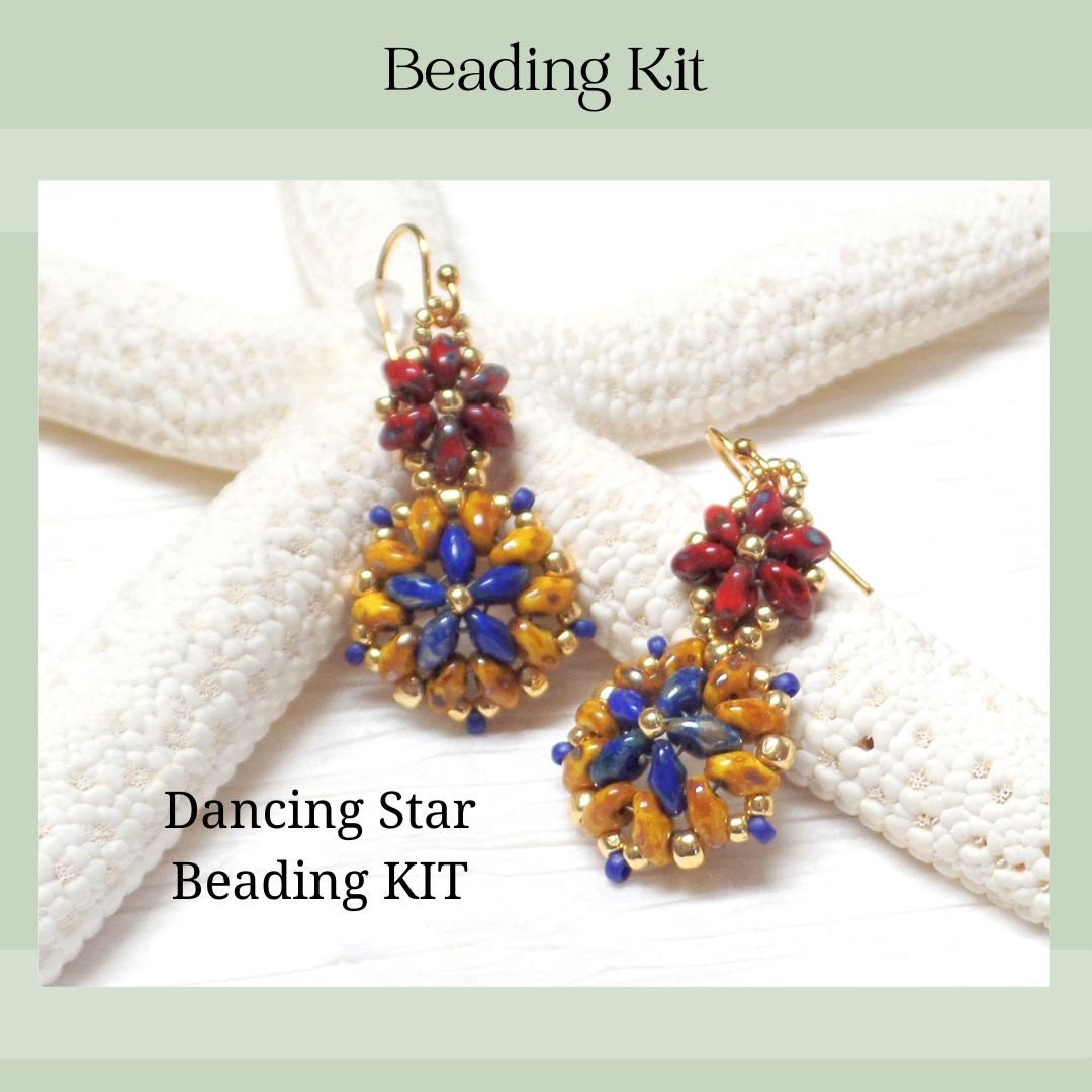 Beading Kit, Earring Bead Kit, Diy Jewelry, Beading Tutorials and ...