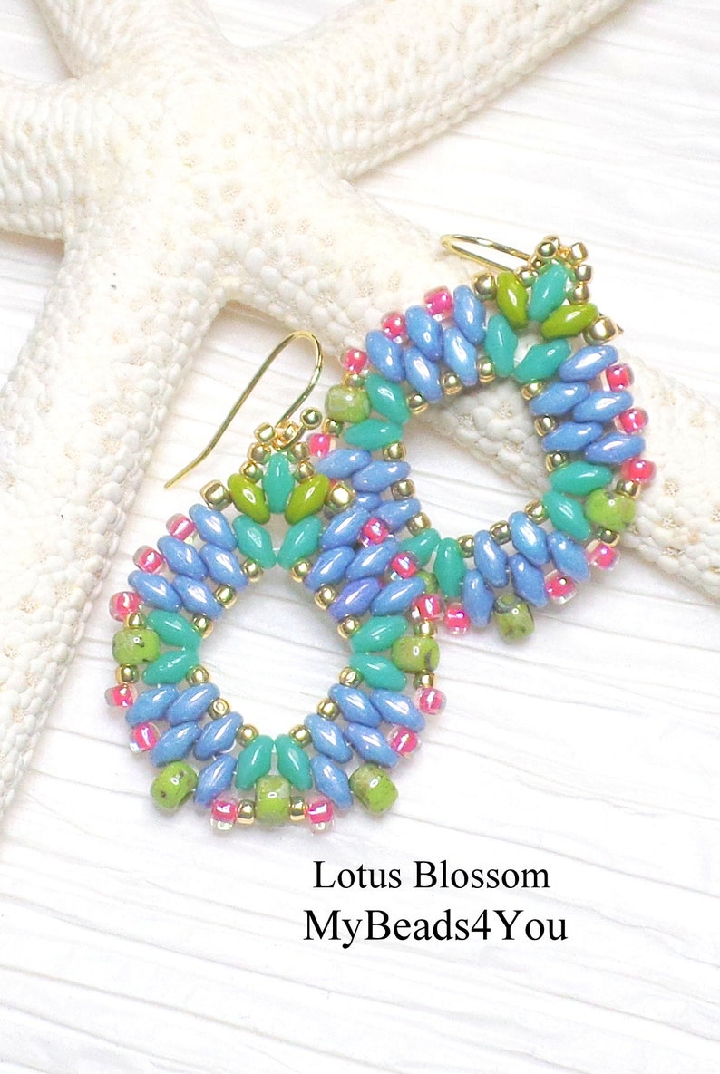 Earring Beading Kit, Jewelry Making Supplies, Seed Bead Earring ...