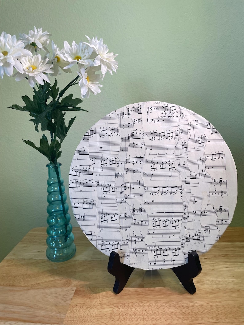 10-inch Vinyl Record Art: Stardust Symphony, Sheet Music Collage ...