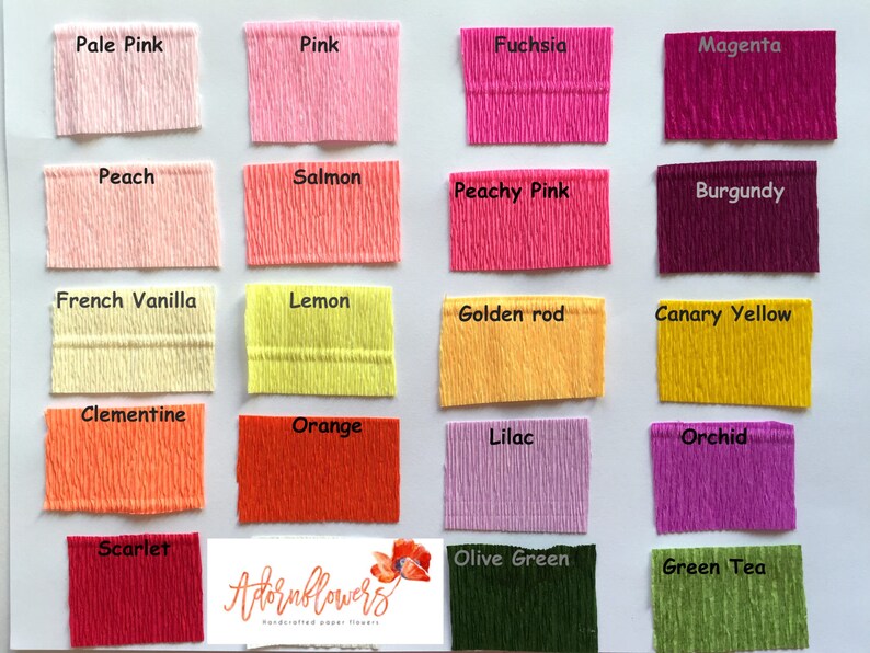 6 Paper Dahlia Made From Crepe Paper - Etsy