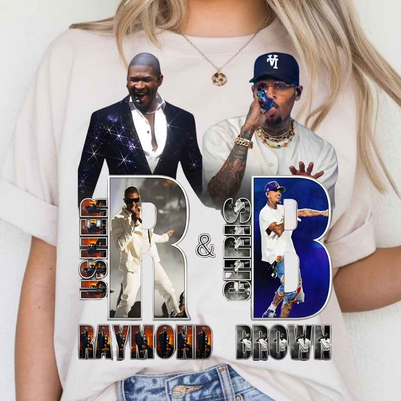 Chris Brown and Usher R&B Tour 2026 PNG Bundle, Concert Poster and ...