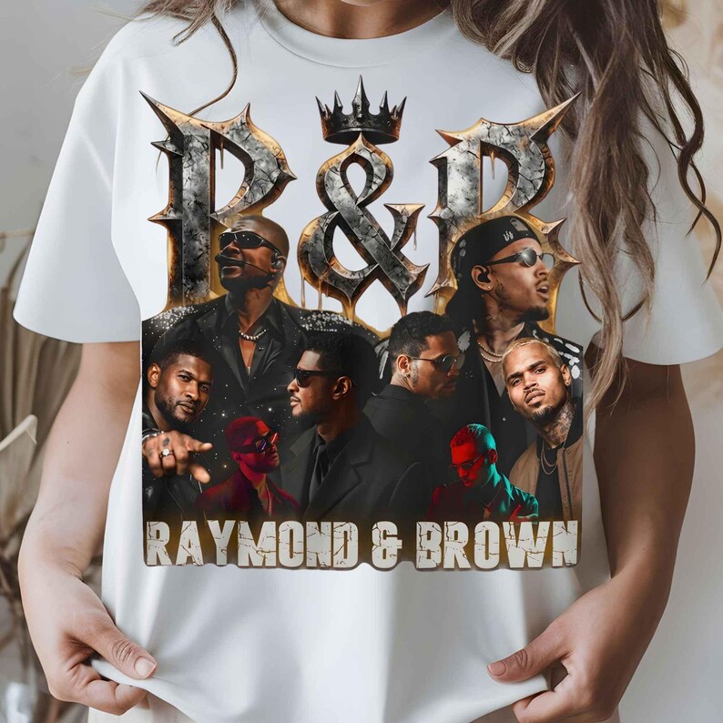 Chris Brown and Usher R&B Tour 2026 PNG Bundle, Concert Poster and ...