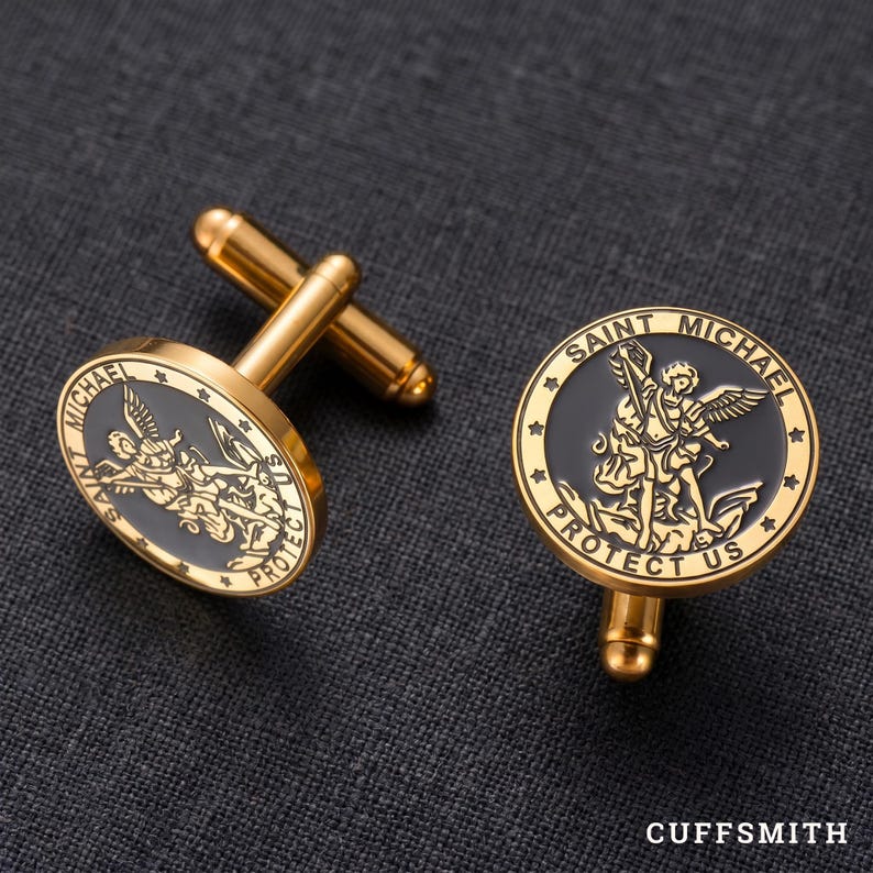 Personalized Stainless-steel Cufflinks, Engraved Gold Cufflinks ...