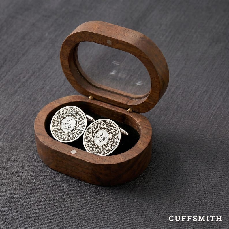 Customized Wedding Cufflinks, Letter Cufflinks, Father of the Bride ...