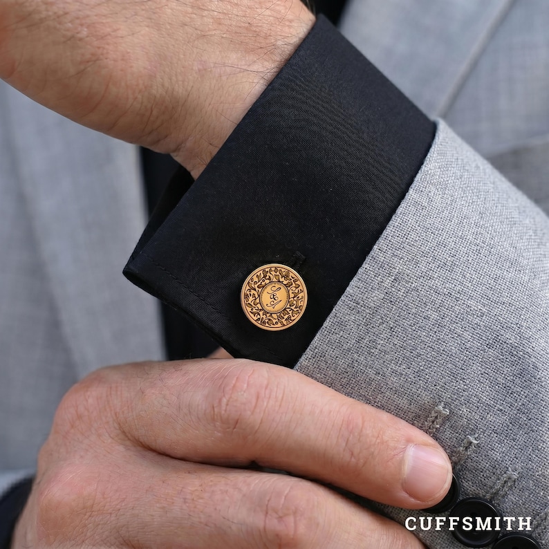Customized Wedding Cufflinks, Letter Cufflinks, Father of the Bride ...