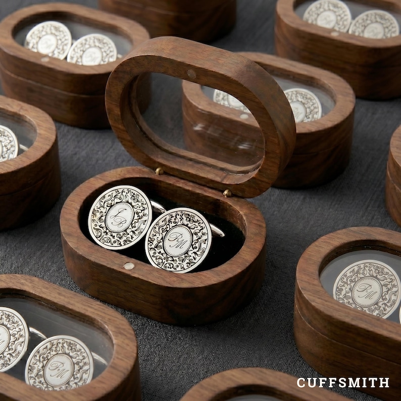 Customized Wedding Cufflinks, Letter Cufflinks, Father of the Bride ...