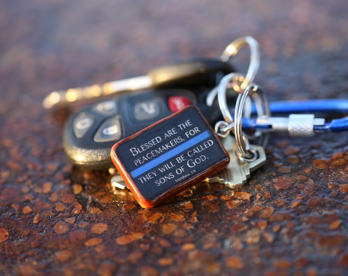 Police Keychain - Etsy