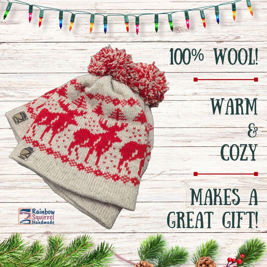 Knit Hats - Home Alone Inspired Kevin Mccallister Knit Moose Hat/toque ...