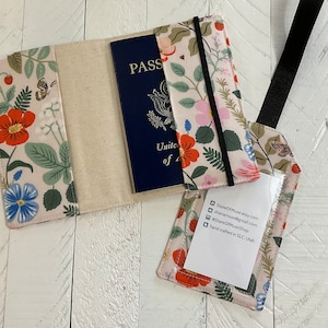 Rifle Paper Co Family Passport Holder, Holds 2, 4, 6, 8 Passports, APO ...