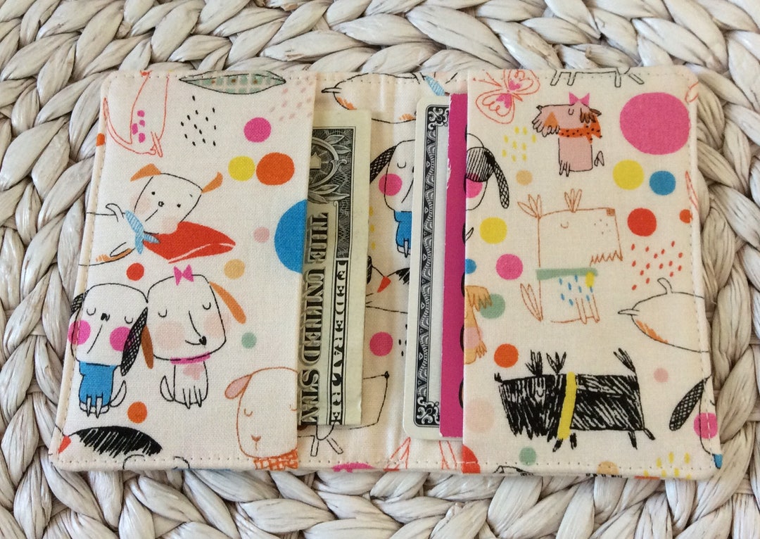 Thin Dogs Credit Card Holder - Small Cute Animal Wallet - Minimalistic ...