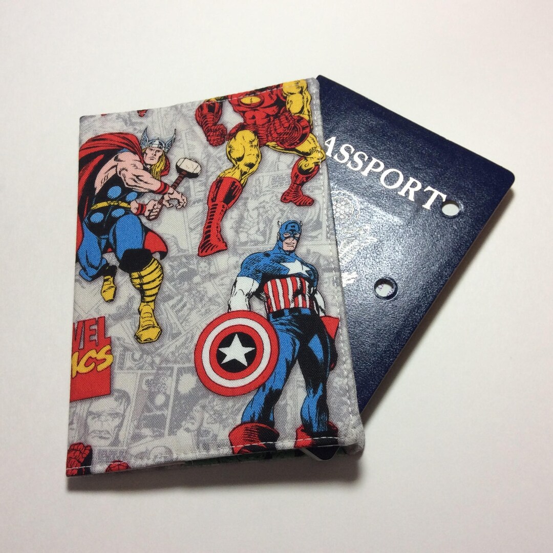 Super Hero Passport Cover Wonder Woman, Thor, Iron Man International ...