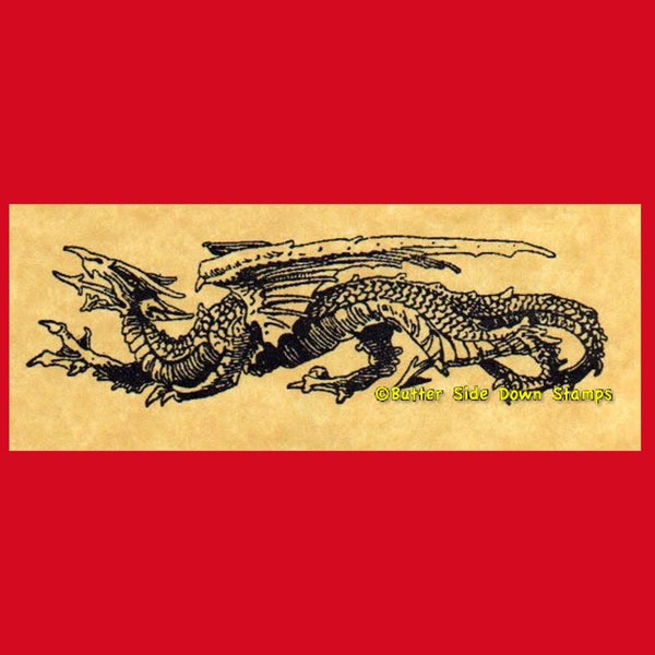 Dragon Stamp - Etsy