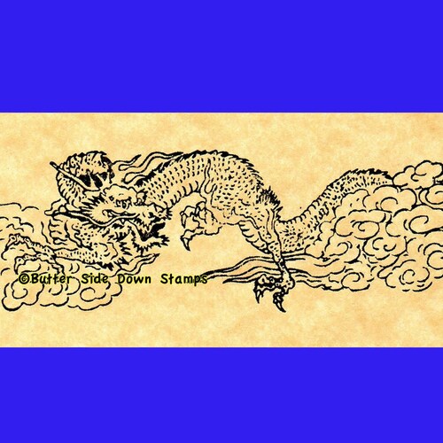 Whimsical Cloud RUBBER STAMP Cloud Stamp Sky Stamp - Etsy