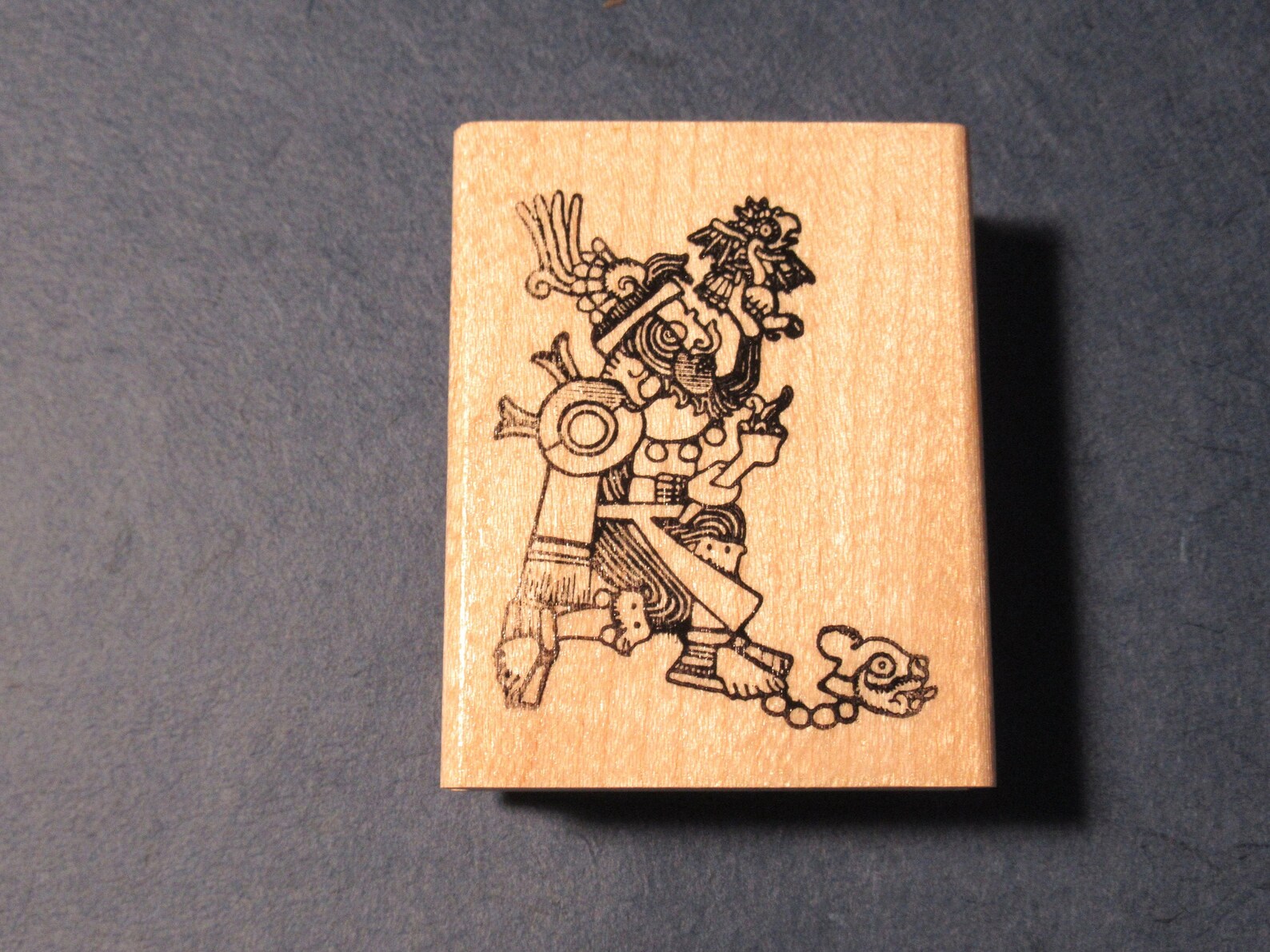 Aztec Shaman Rubber Stamp - Etsy