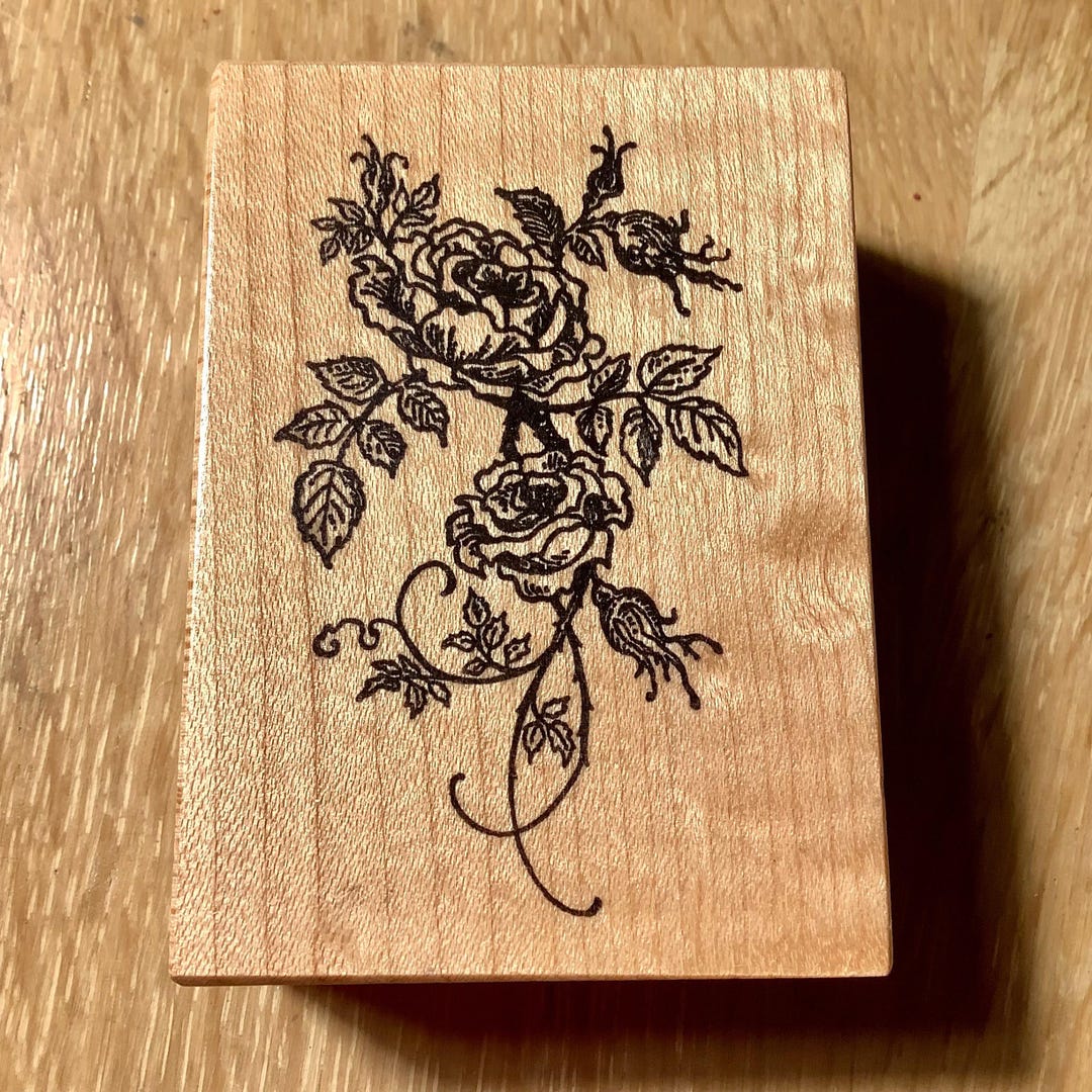 Vintage PSX Roses E-528 Rubber Stamp Preowned - Etsy