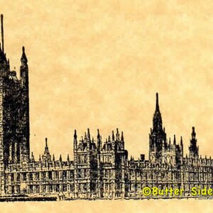 British Parliament Rubber Stamp - Etsy