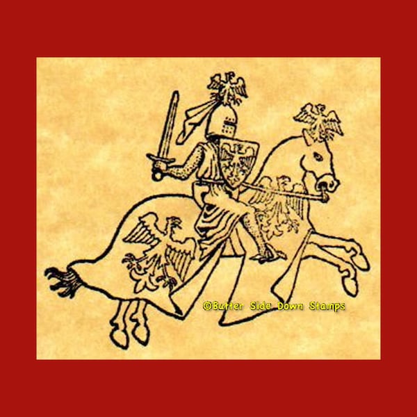 Knight Stamp - Etsy