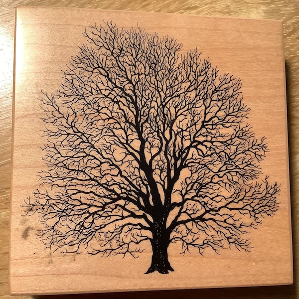 Bare Tree Stamp - Etsy