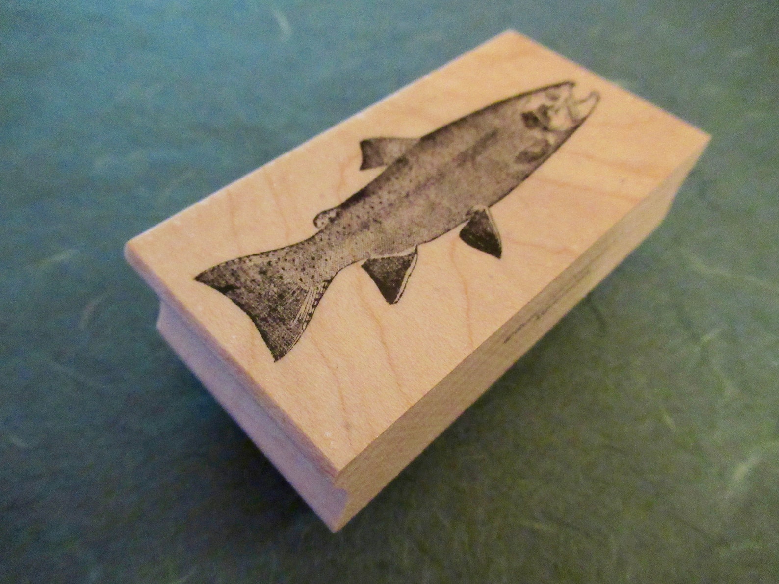 Rainbow Trout Game Fish Rubber Stamp - Etsy