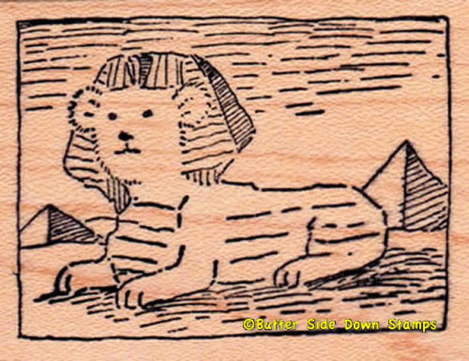 The Great Teddy Sphinx Teddy Bear Rubber Stamp - Etsy